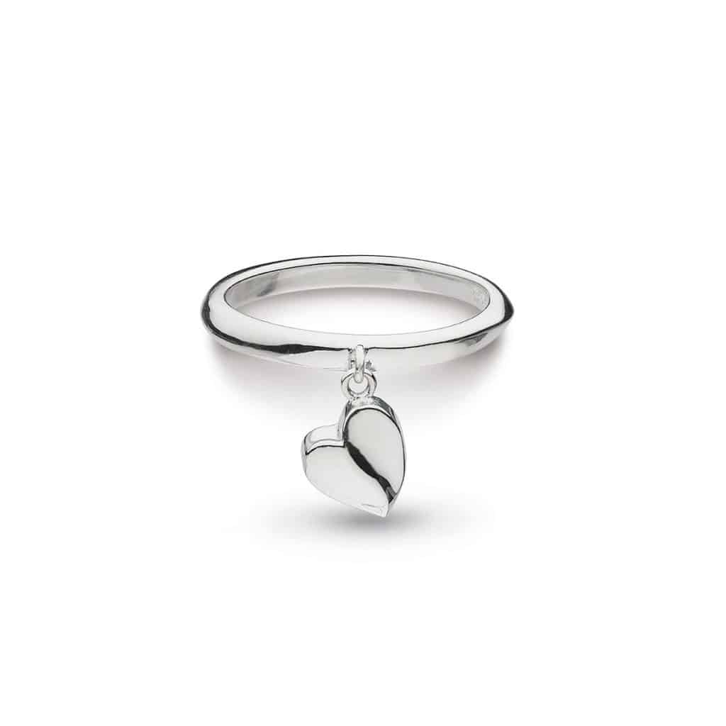Kit Heath Sterling Silver Mini Heart Ring 10032HP - Andrews The Jewellers