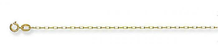 9ct Yellow Gold Paper Link Chain - Andrews The Jewellers
